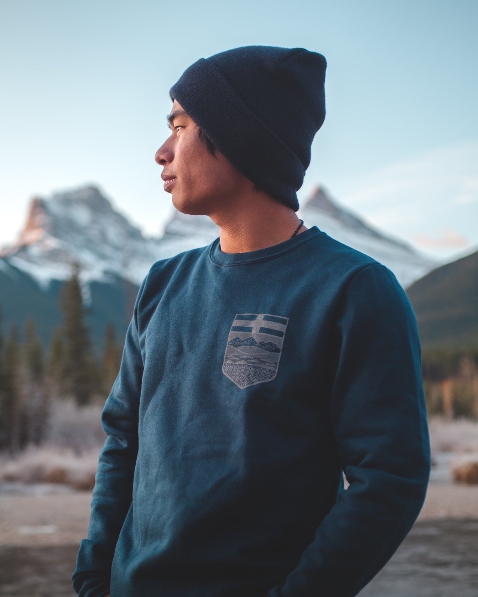 AB Crest Sweater (Unisex) - Alberta Apparel